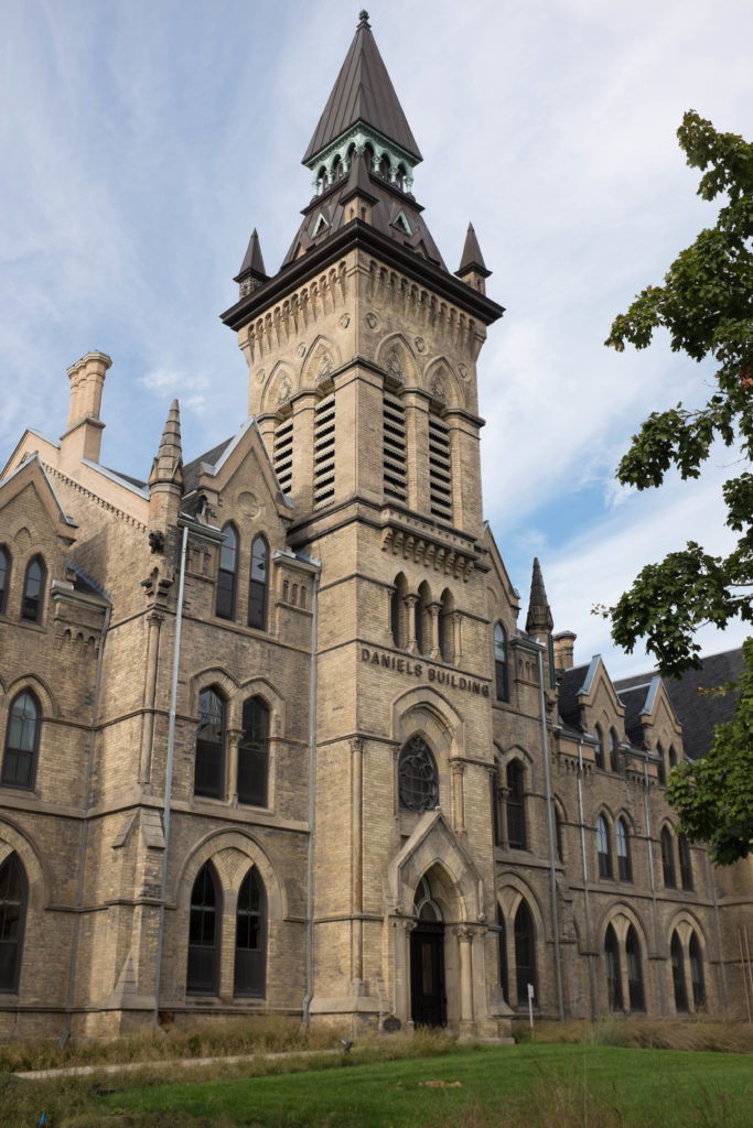 Daniels Building, University of Toronto – a sibilant intake of breath