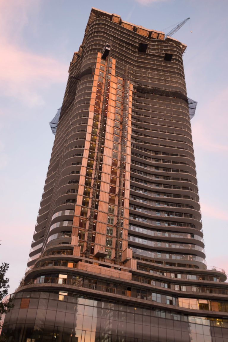 Rounded tower construction – a sibilant intake of breath